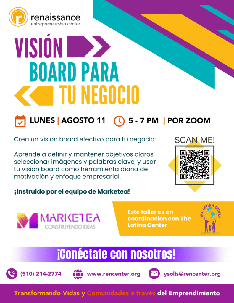 🖥️ Vision Board para tu negocio (East Bay) (8/11/25) - Renaissance ...