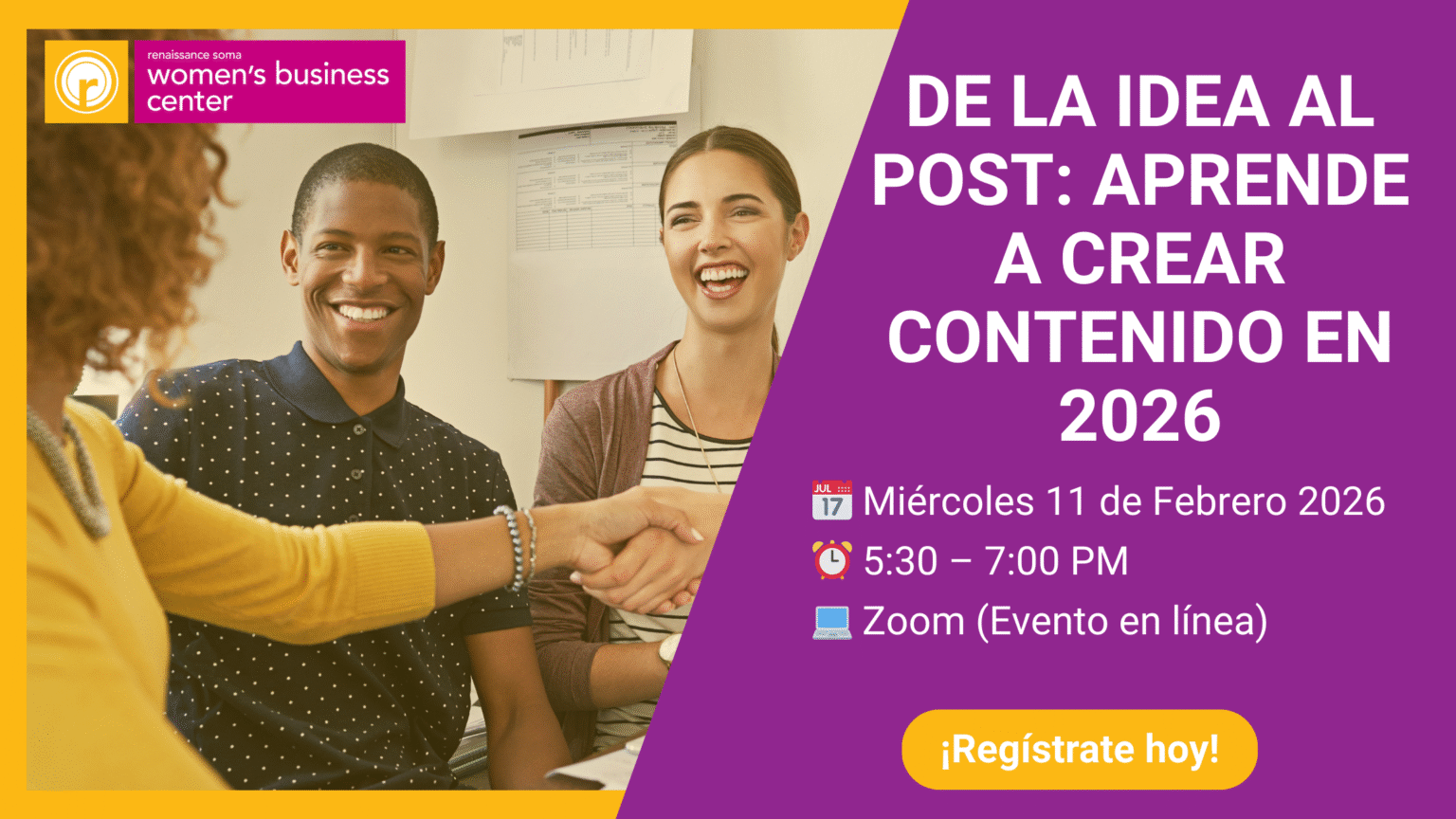 🖥️De la idea al post: Aprende a crear contenido en 2026 (WBC 02/11/26 ...