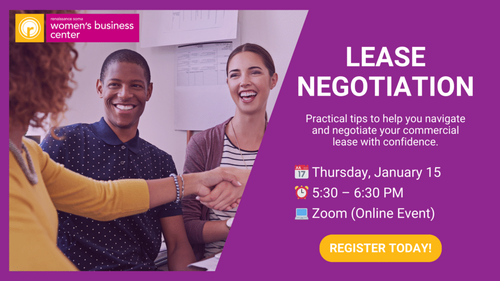 🖥️Lease Negotiation (WBC 01/15/26) - Renaissance Entrepreneurship Center