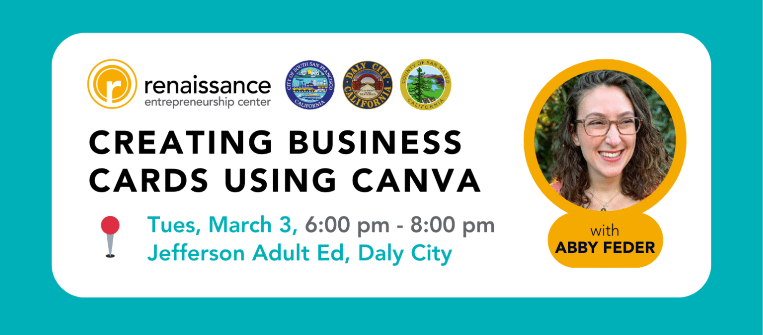 📍Creating Business Cards Using Canva (NSMC - Daly City) - Renaissance ...